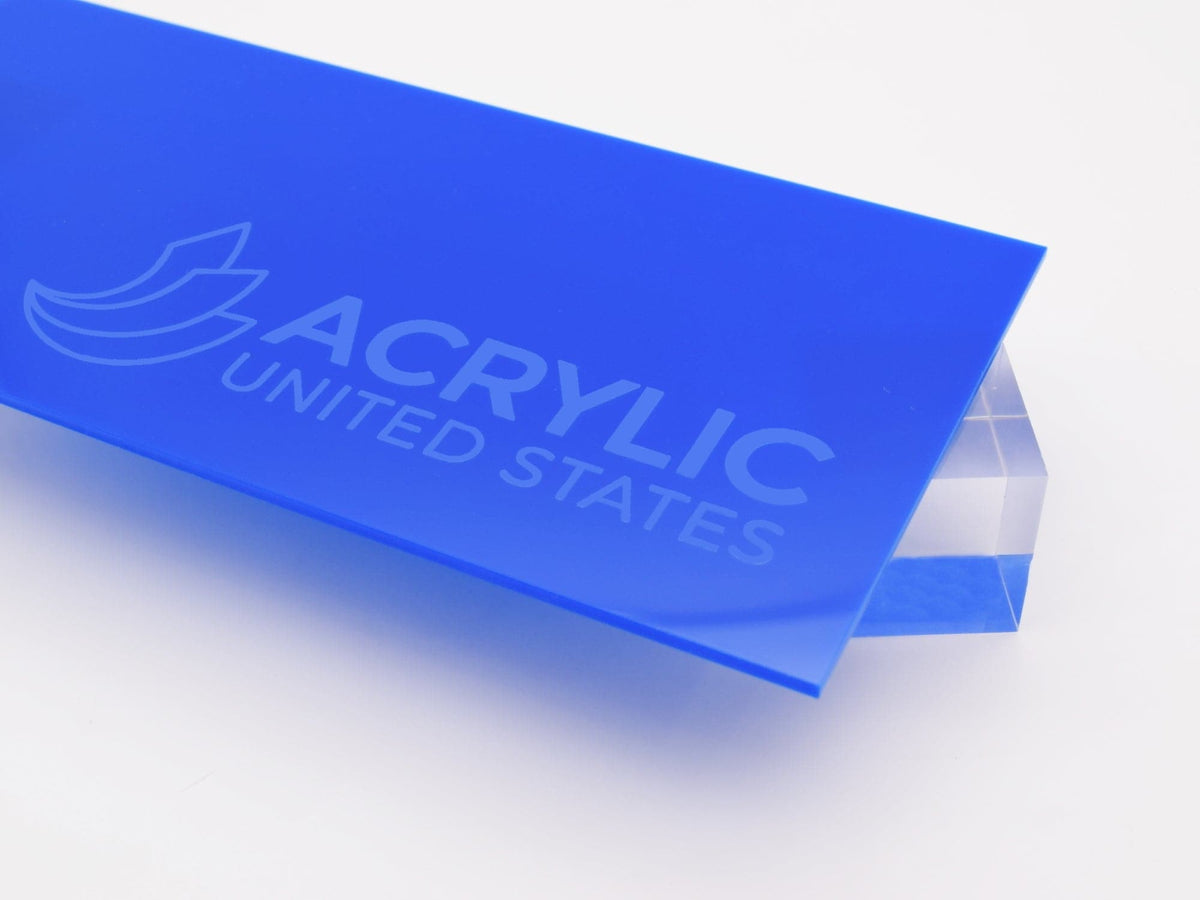1/8" Blue Translucent #2114 Acrylic Sheet | Acrylic United States
