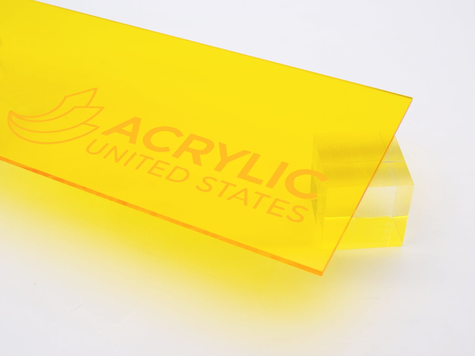 1/8" Yellow Transparent #2208 Acrylic Sheet (Multiple sizes available ...