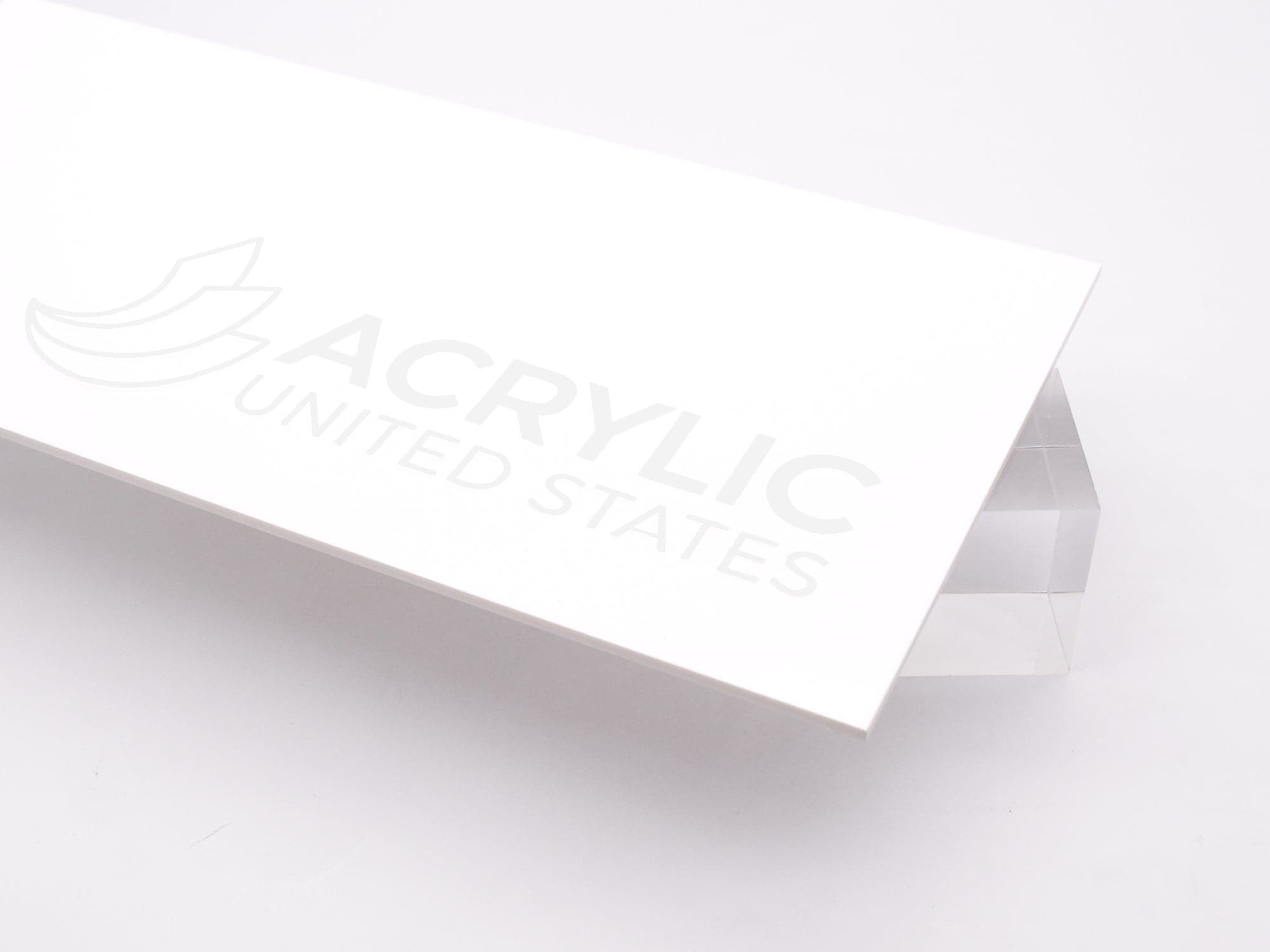 White Matte P95 #M7508 Acrylic Sheet (Multiple sizes and thickness ...