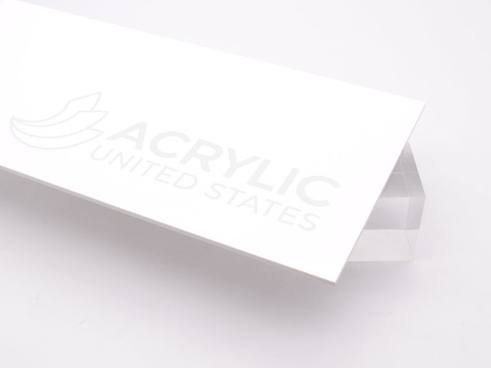 White Opaque #7508 Acrylic Sheet (Multiple sizes available) – Acrylic ...